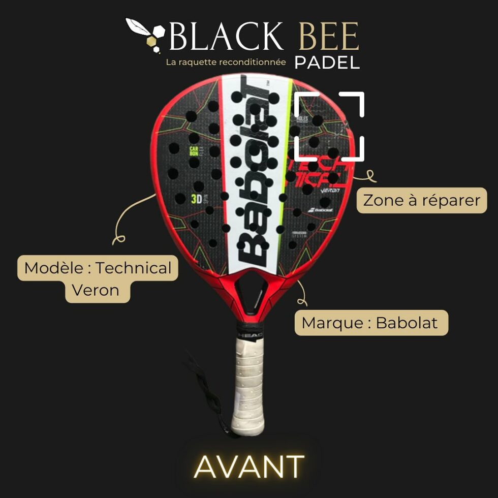 Réparation de raquette de padel en France – BLACK BEE Padel