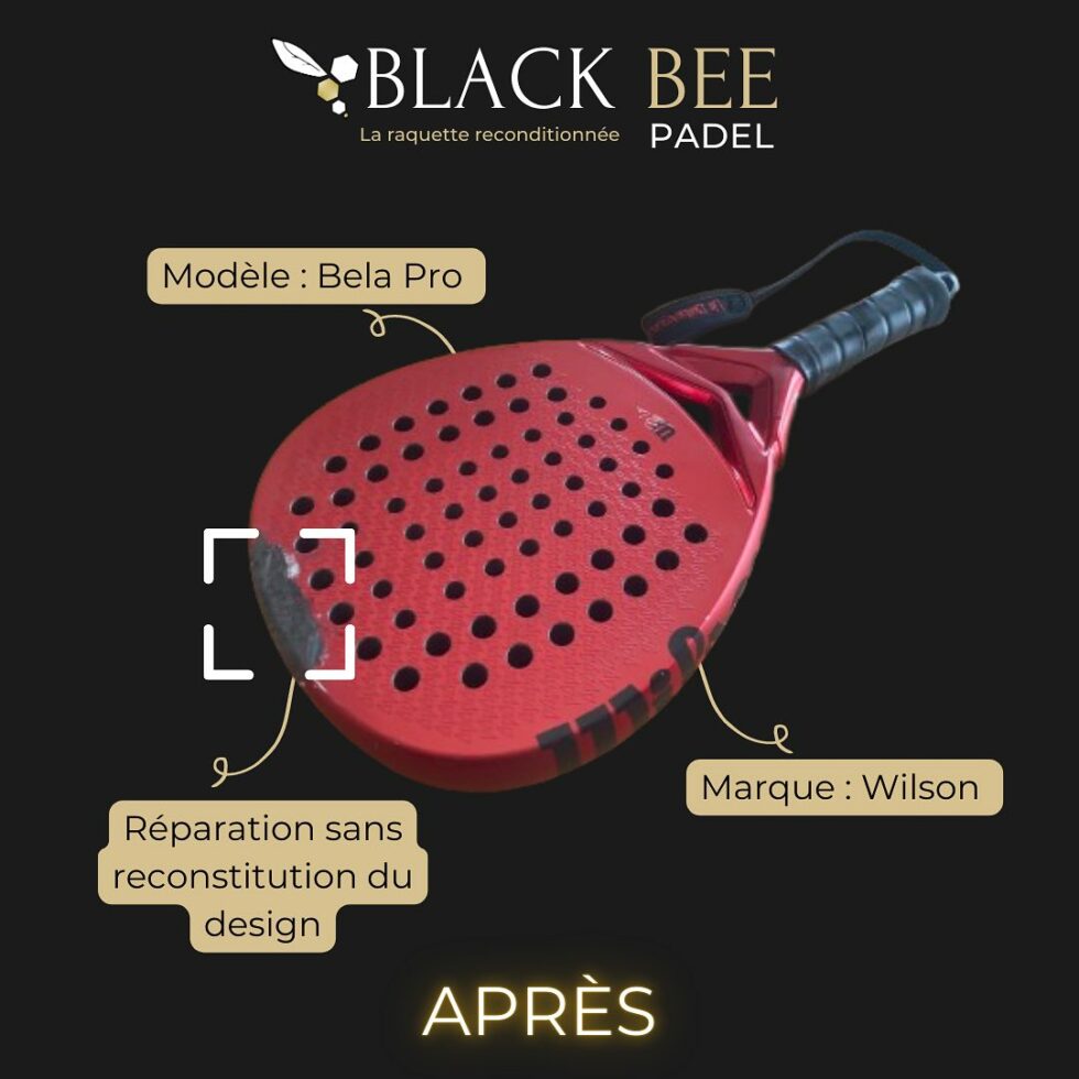 Réparation de raquette de padel en France – BLACK BEE Padel